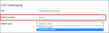 OSA Configurations for LS2 Cataloging